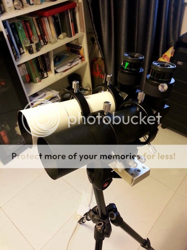 Binoscope from 2x 50mm finders - Binoculars - Cloudy Nights