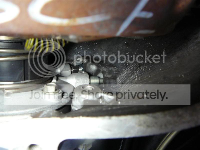 In process of installing TPE remote clutch bleeder w/o drive train ...