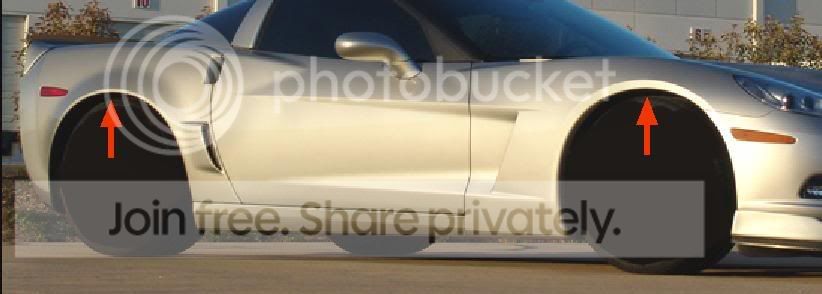 Picture of the little Widebody from my german C6. - Page 2 ...