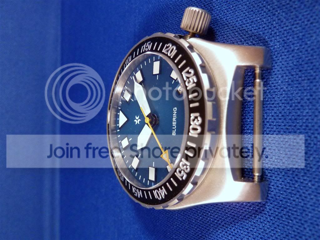 FS Halios Bluering Custom Blue Dial / Black Bezel Full Kit ***SOLD ...